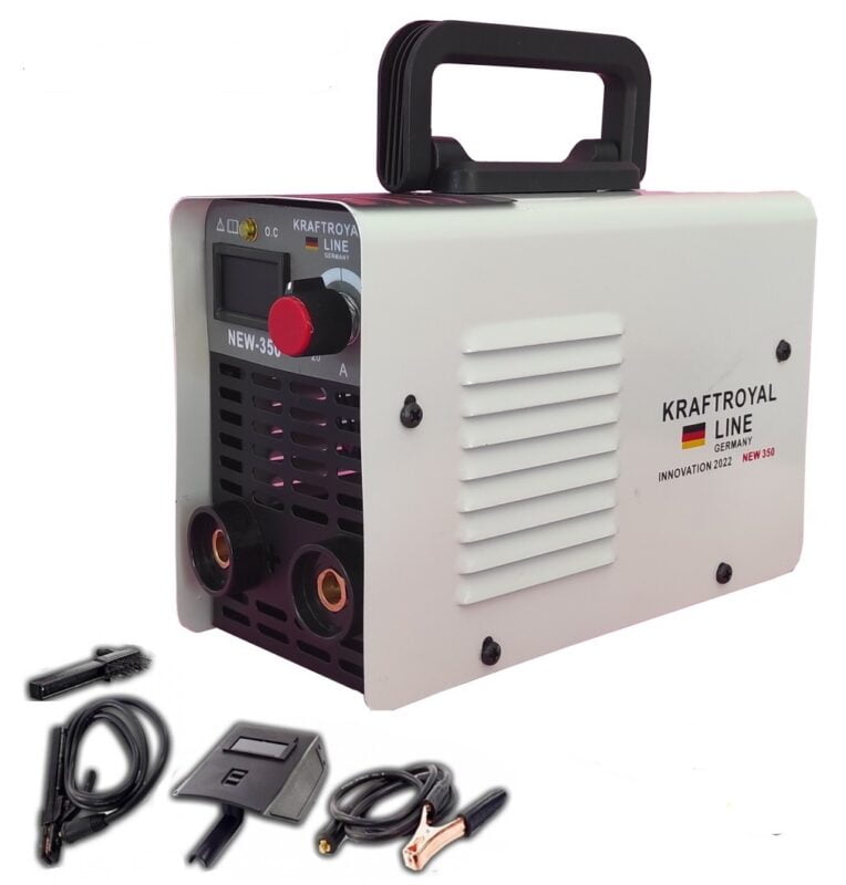 Poste à souder KraftRoyal, 350A, 220 V, Affichage, Fonctions Hot Start, Anti Stick, Arc Force ...